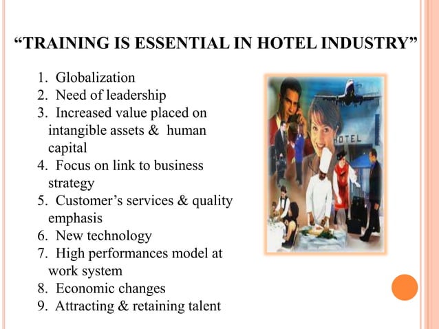 Important aspects of Training in hotel industry | PPTX | Business ...