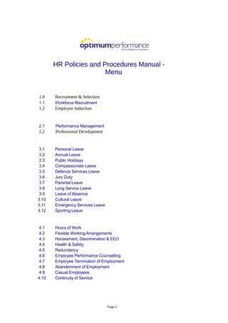 Hr policies and_procedures_manual | DOC