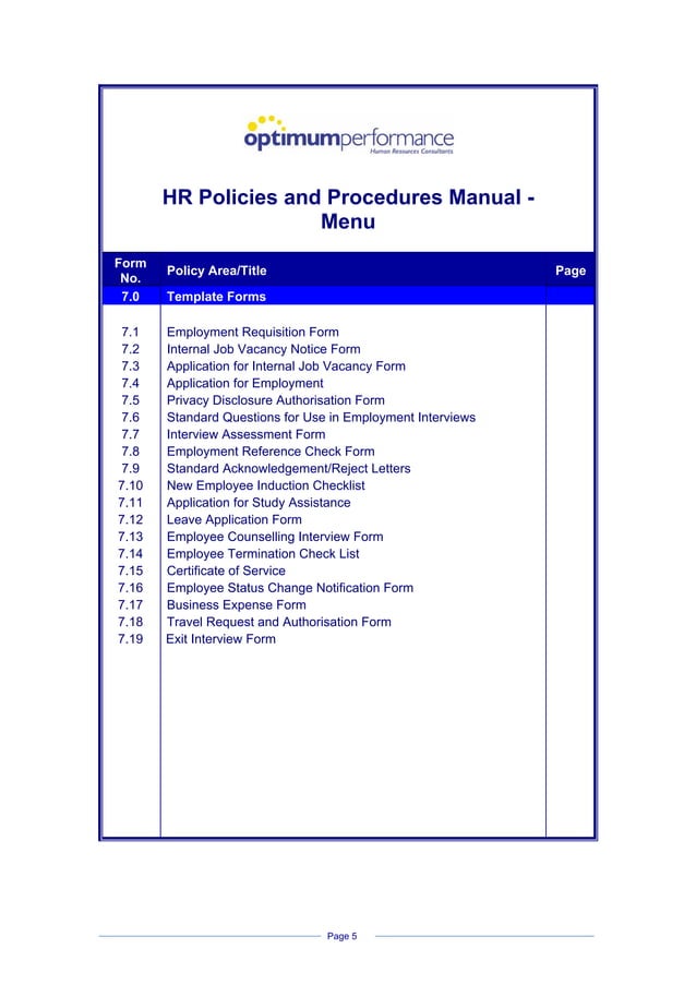Hr policies and_procedures_manual | PDF | Human Resources | Business