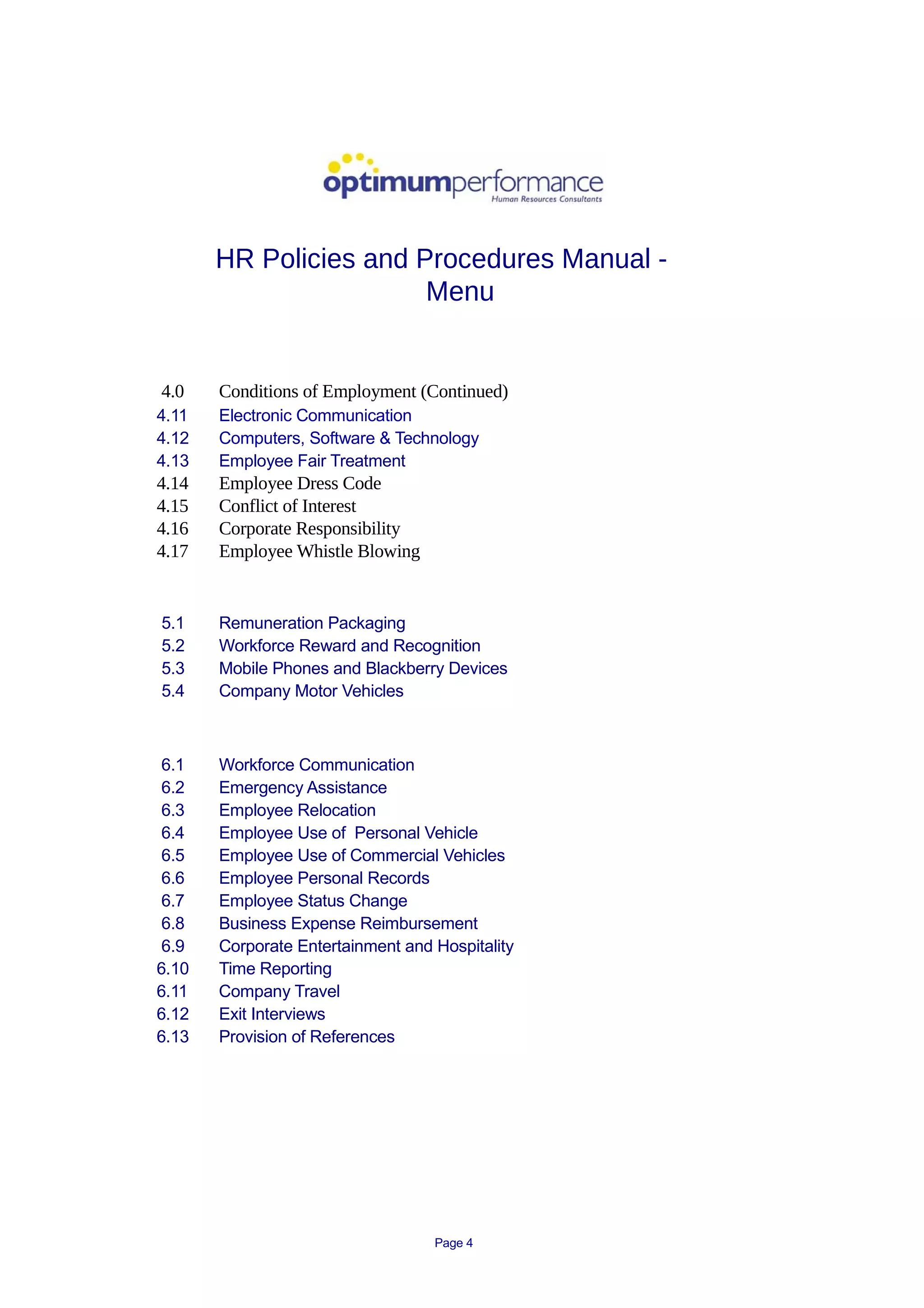 Hr policies and_procedures_manual (1) | PDF
