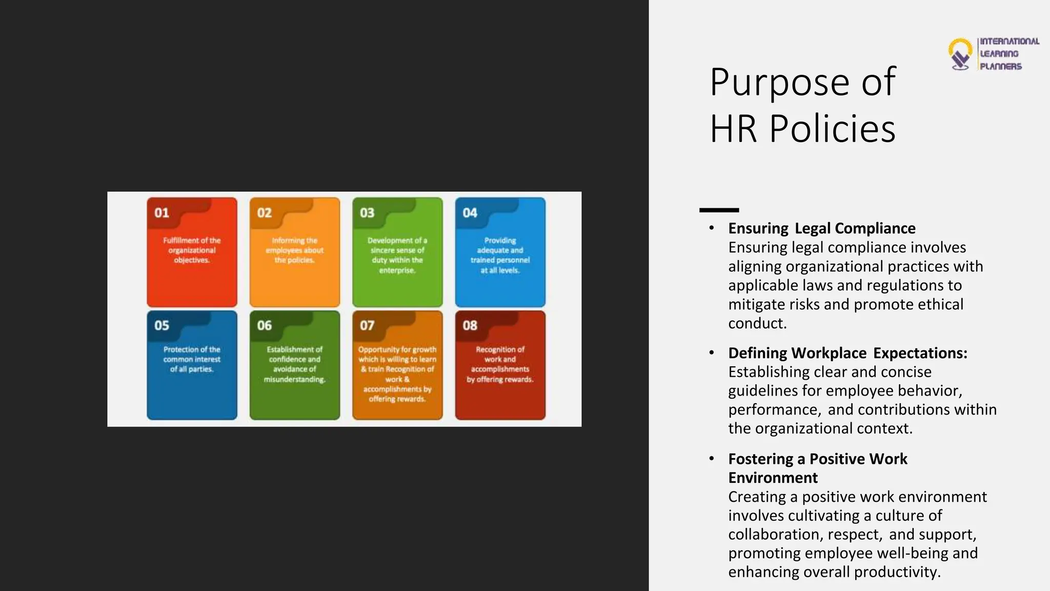 HR Policies International Learning Planers overseas | DOCX