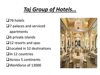 Hr policies of taj group of hotels | PPTX