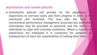 International Human Resource Management policy convergence and ...