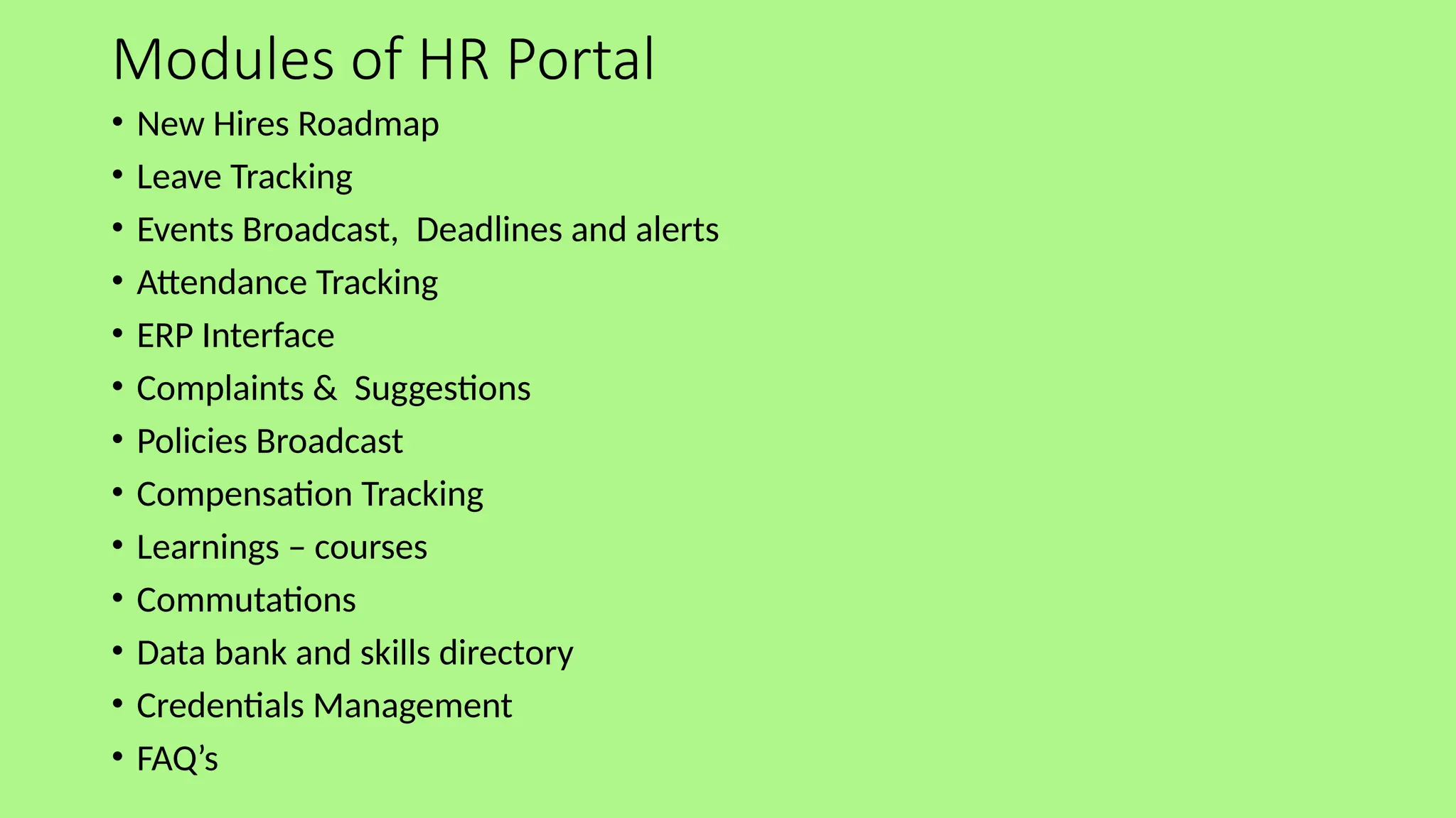Designing an HR portalaunique blend of technology | PPTX