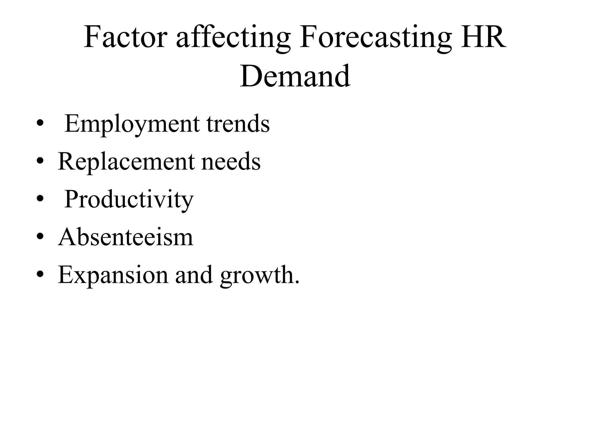 HRP Demand and supply | PPTX