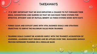 2 days training programme on managing employee performance | PPTX