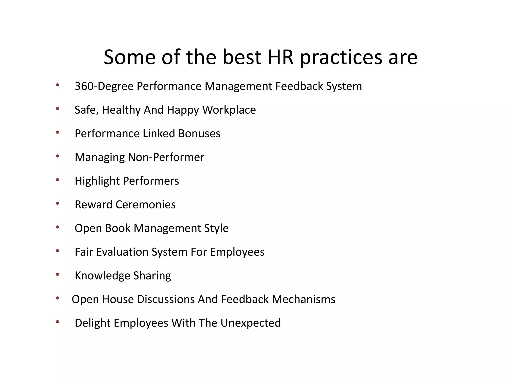 Human Resource Practices | PDF