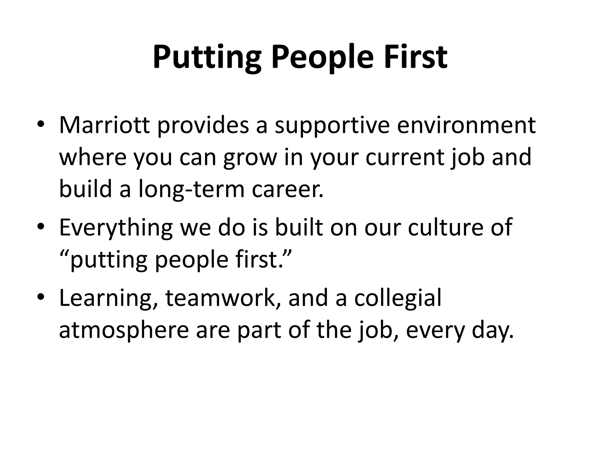 Hr practices - marriott hotels | PPTX
