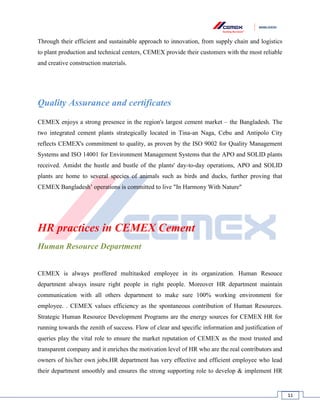 HR Practices in "CEMEX Cement Ltd.". | PDF