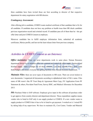 HR Practices in "CEMEX Cement Ltd.". | PDF
