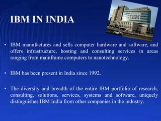 Hr practices in ibm india | PPTX