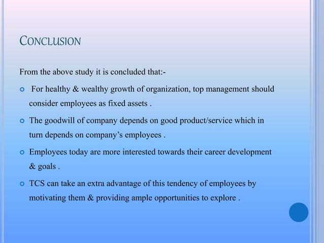 Hr practices in tcs | PPTX