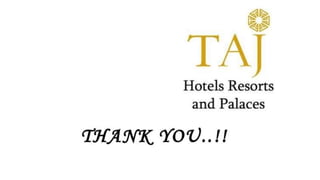 Hr practices of taj hotels | PPTX