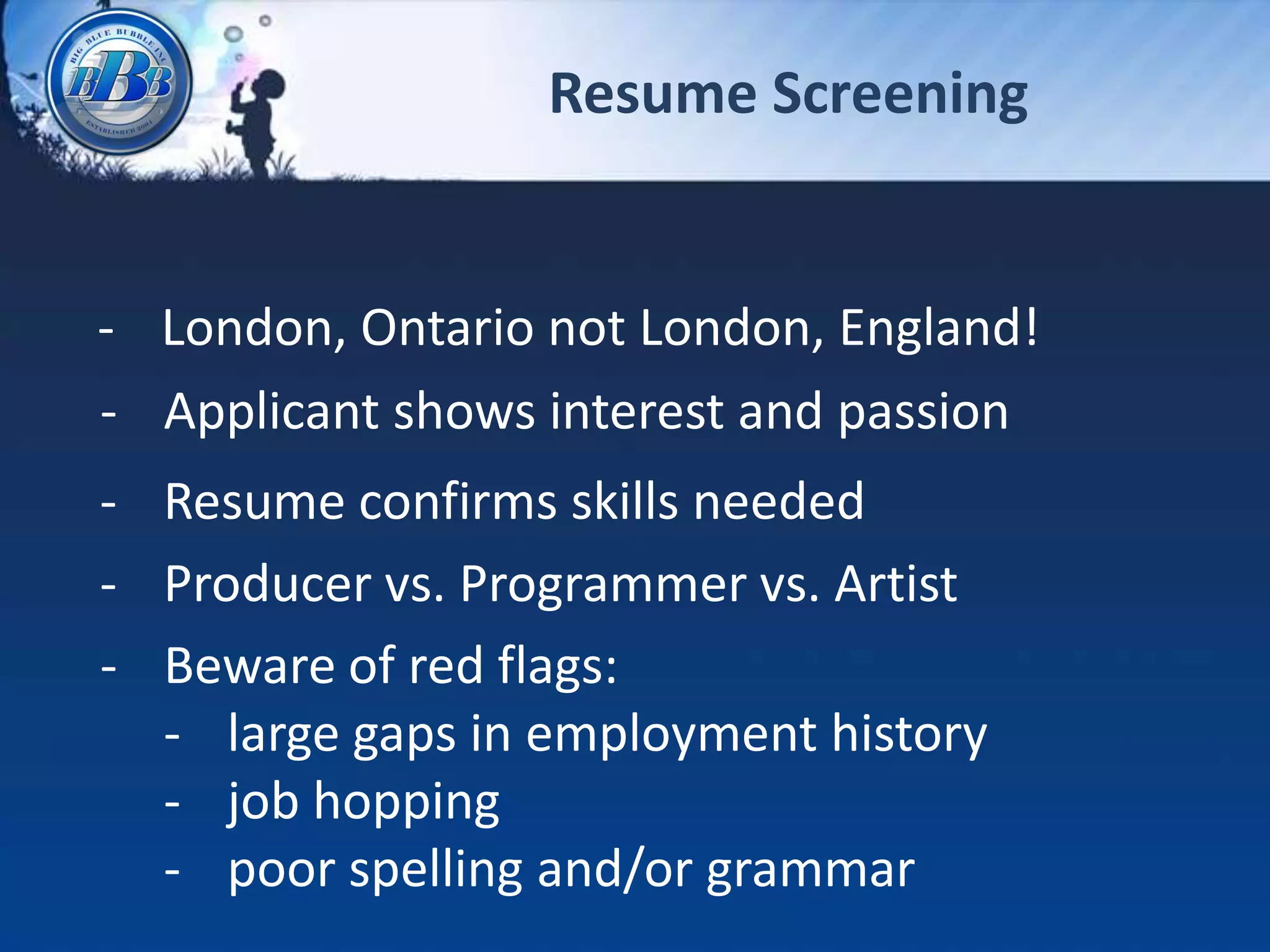 OMDC Mini MBA - HR/Recruiting | PPTX