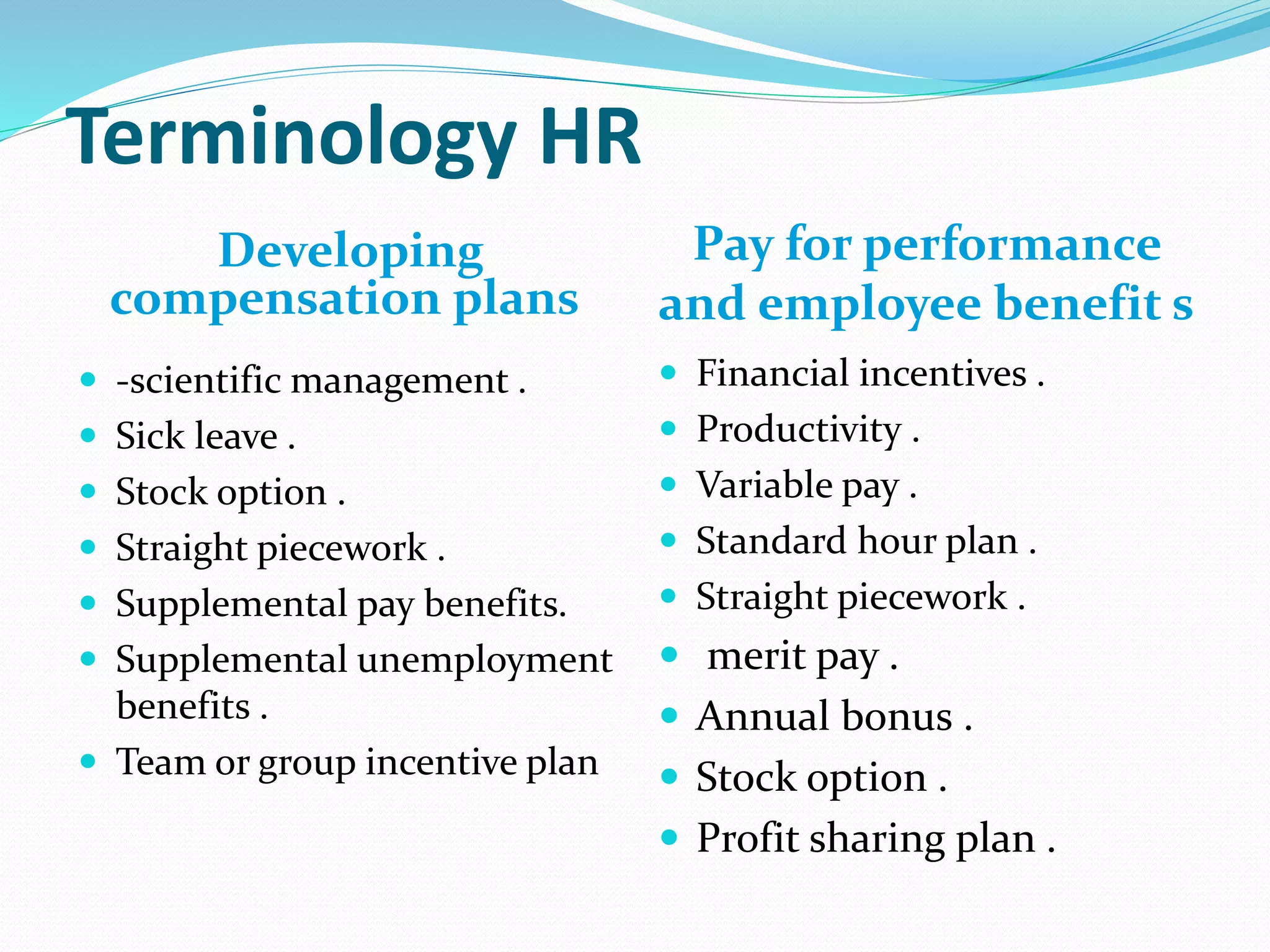 Terminology HR | PPTX