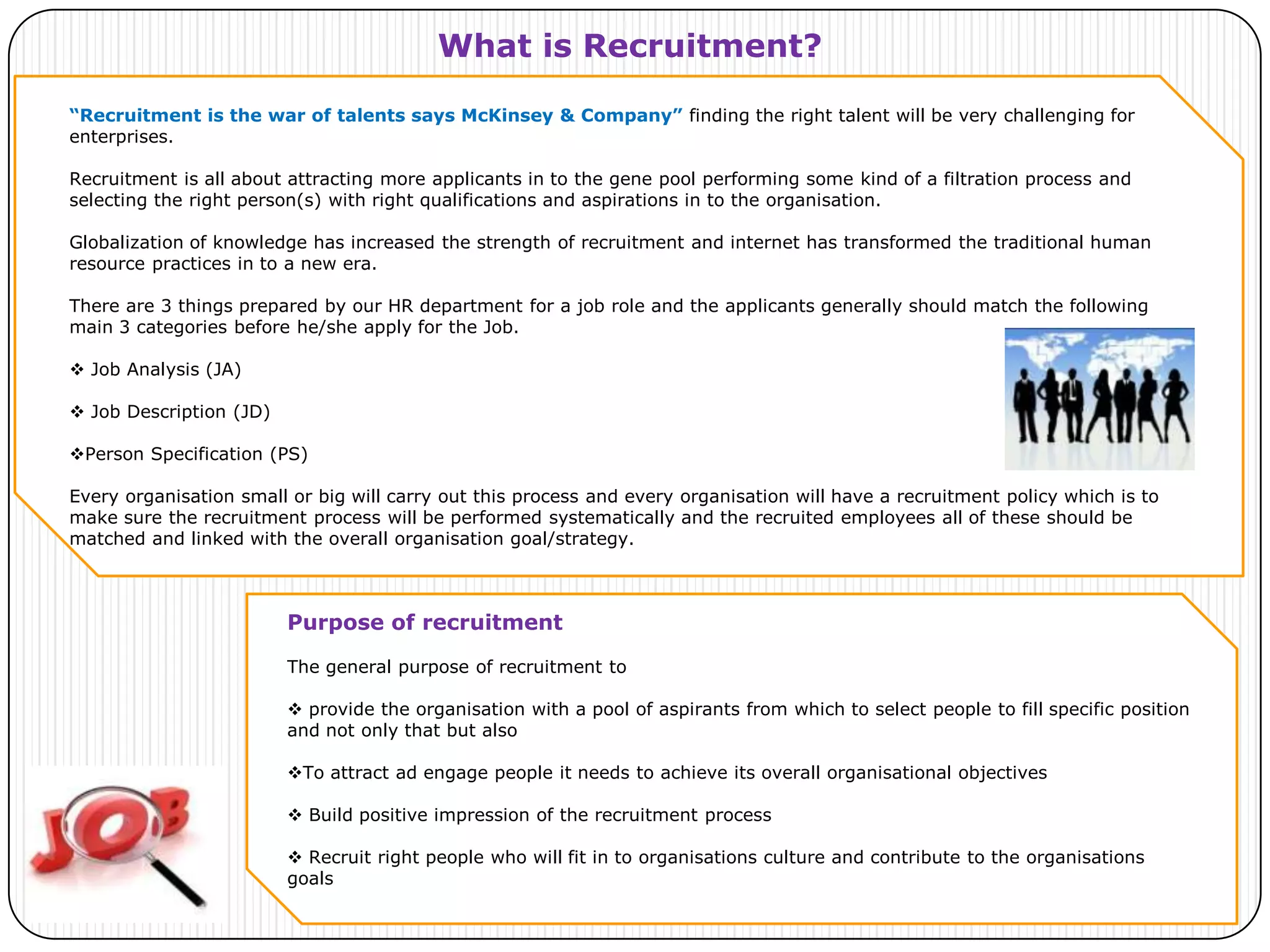 Human Resources - Recruitment Process | PPTX