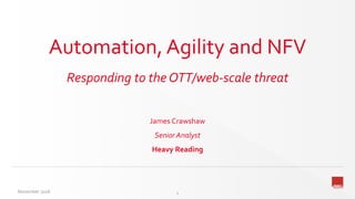 Automation, Agility and NFV | PPT