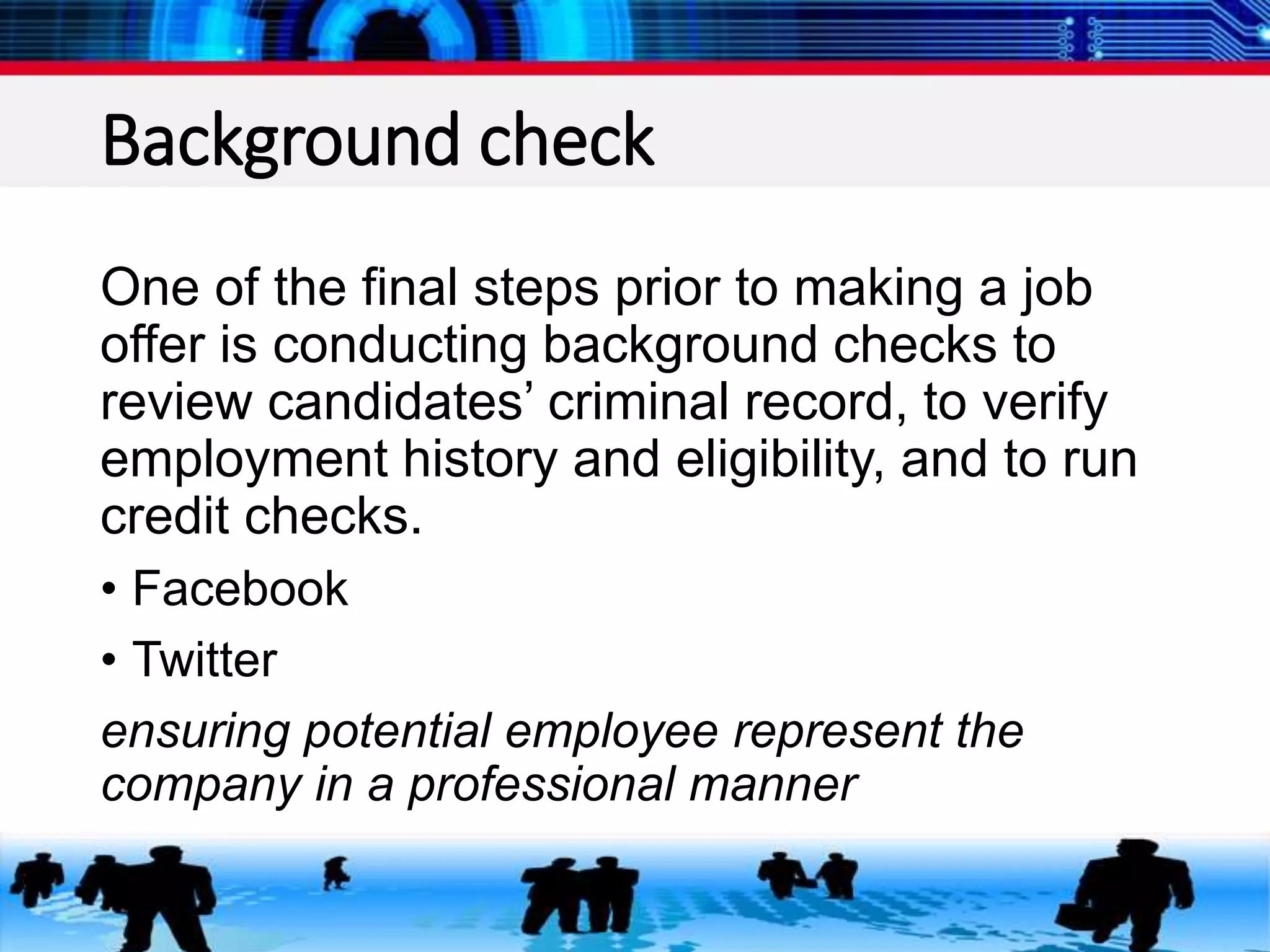 Human Resource Hiring process | PPTX