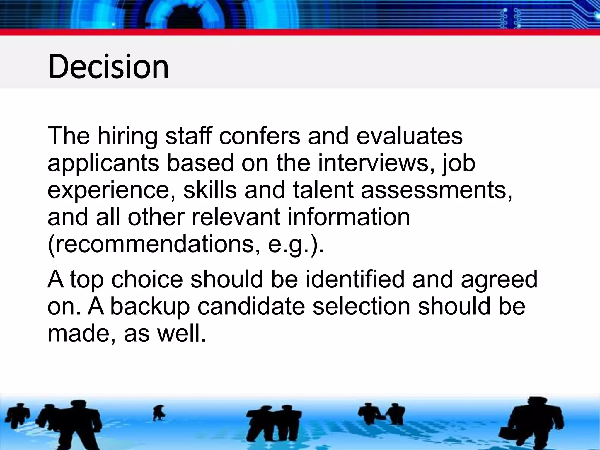 Human Resource Hiring process | PPTX