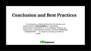 Human Resource Process, Human Resource Processes | PPTX | Human ...
