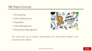 HR Processes - Internal Audit | PPTX