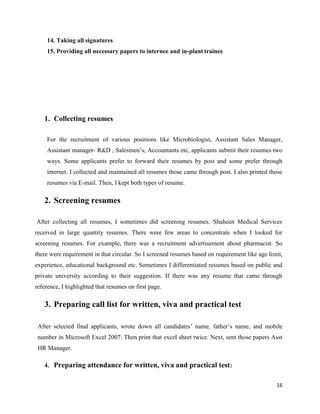 Recruitment & Selection Process SMS | PDF