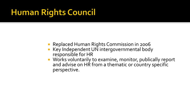 Human Rights protection mechanism | PPTX