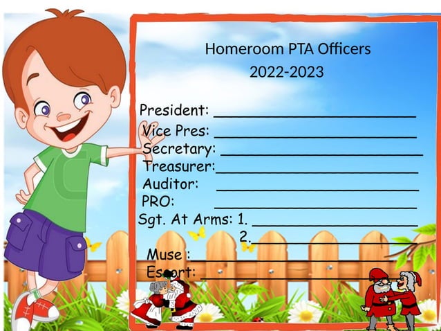 homeroom parents teacher meeting in classroom | PPTX