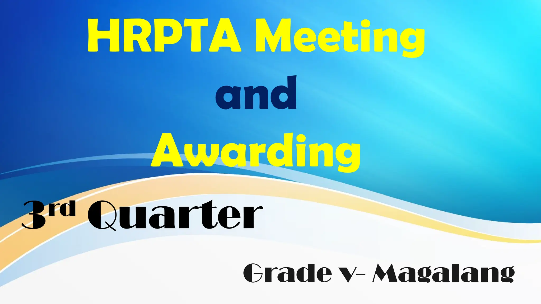 HRPTA Meeting third quarter agreement-pptx | PPT