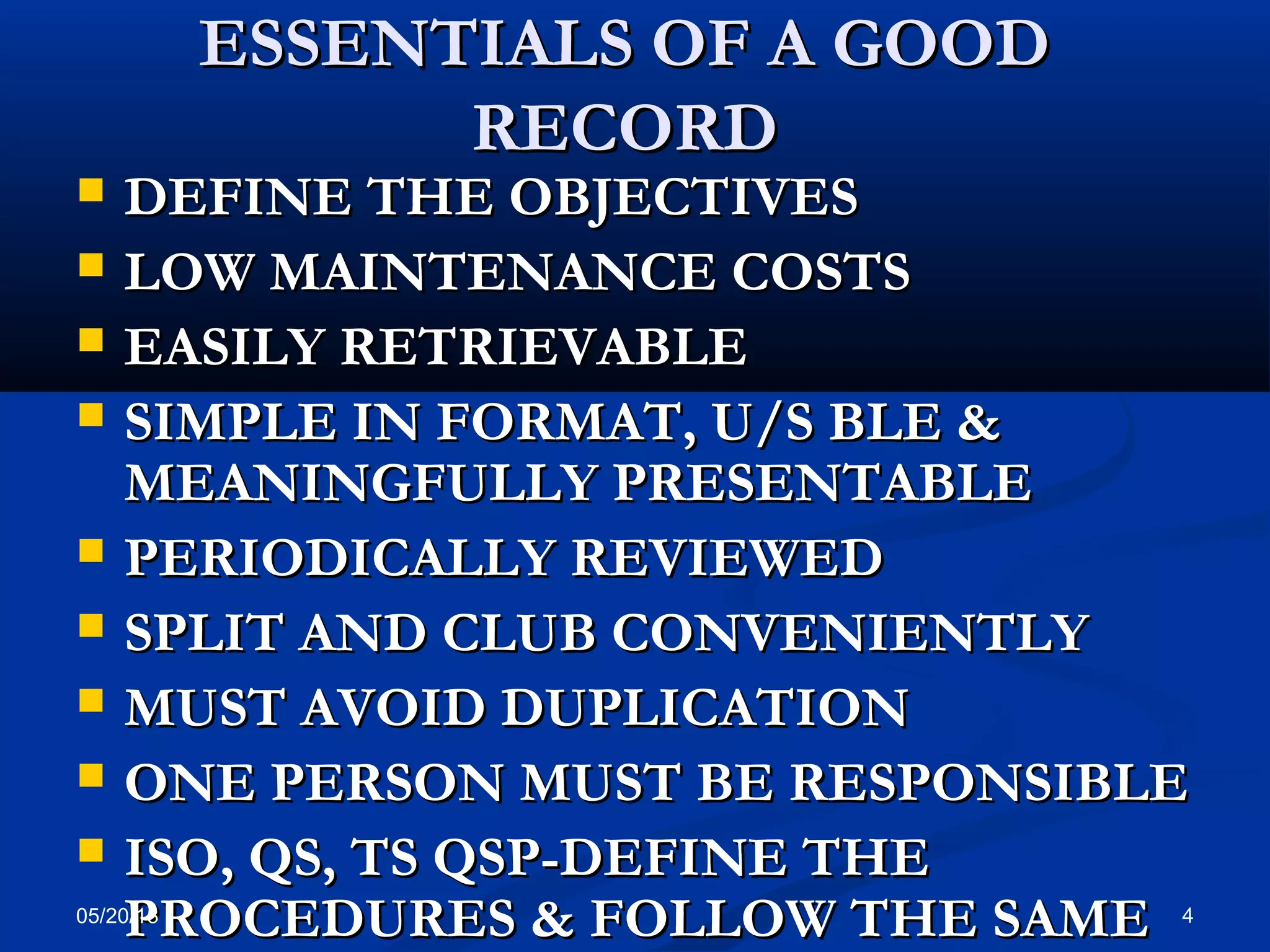 Human resource records | PPT