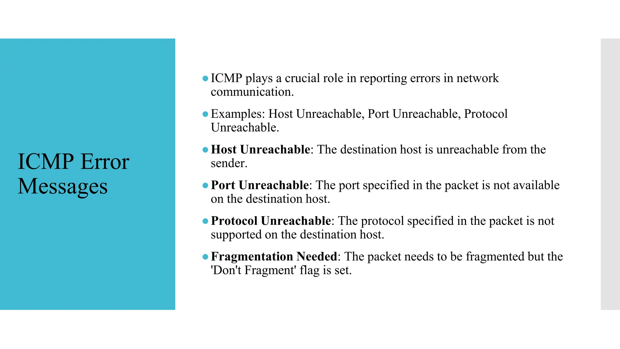 ICMP protocol , TCP IP , computer network and security.pptx