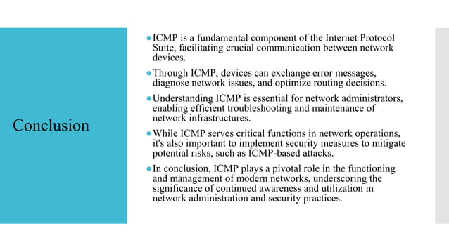 ICMP protocol , TCP IP , computer network and security.pptx