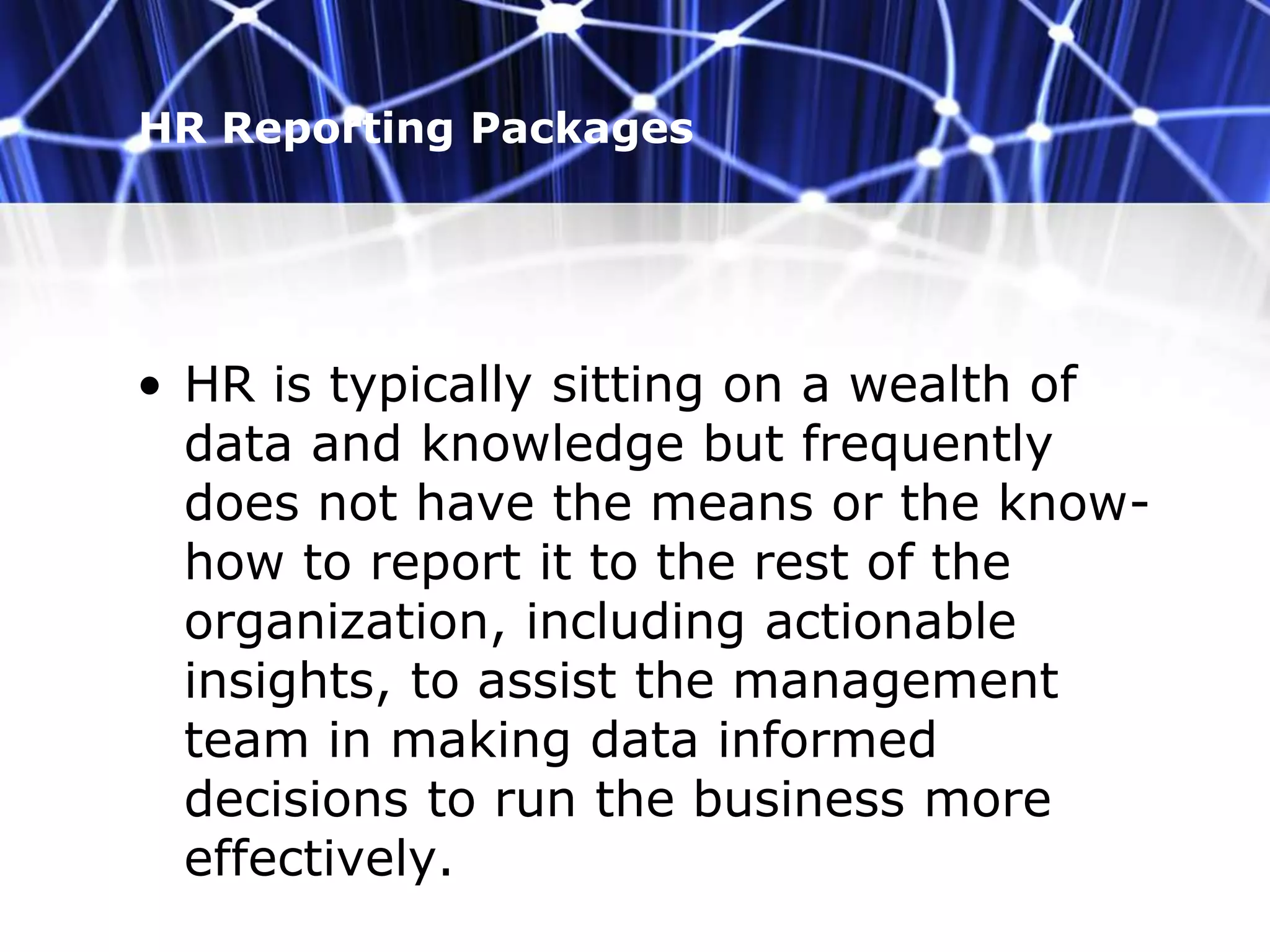 HR Reporting | PPTX