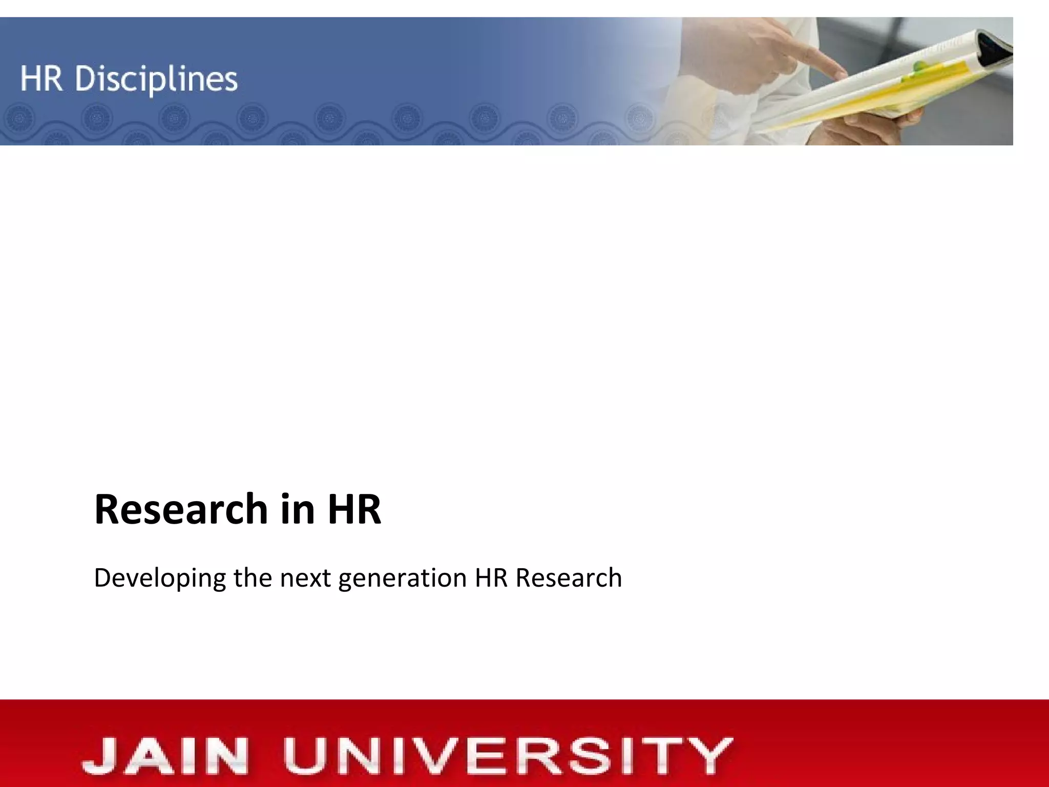 HR Research 2012 | PPT