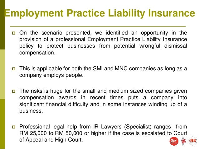 HR Risk Management with Employment Practice Liability Insurance