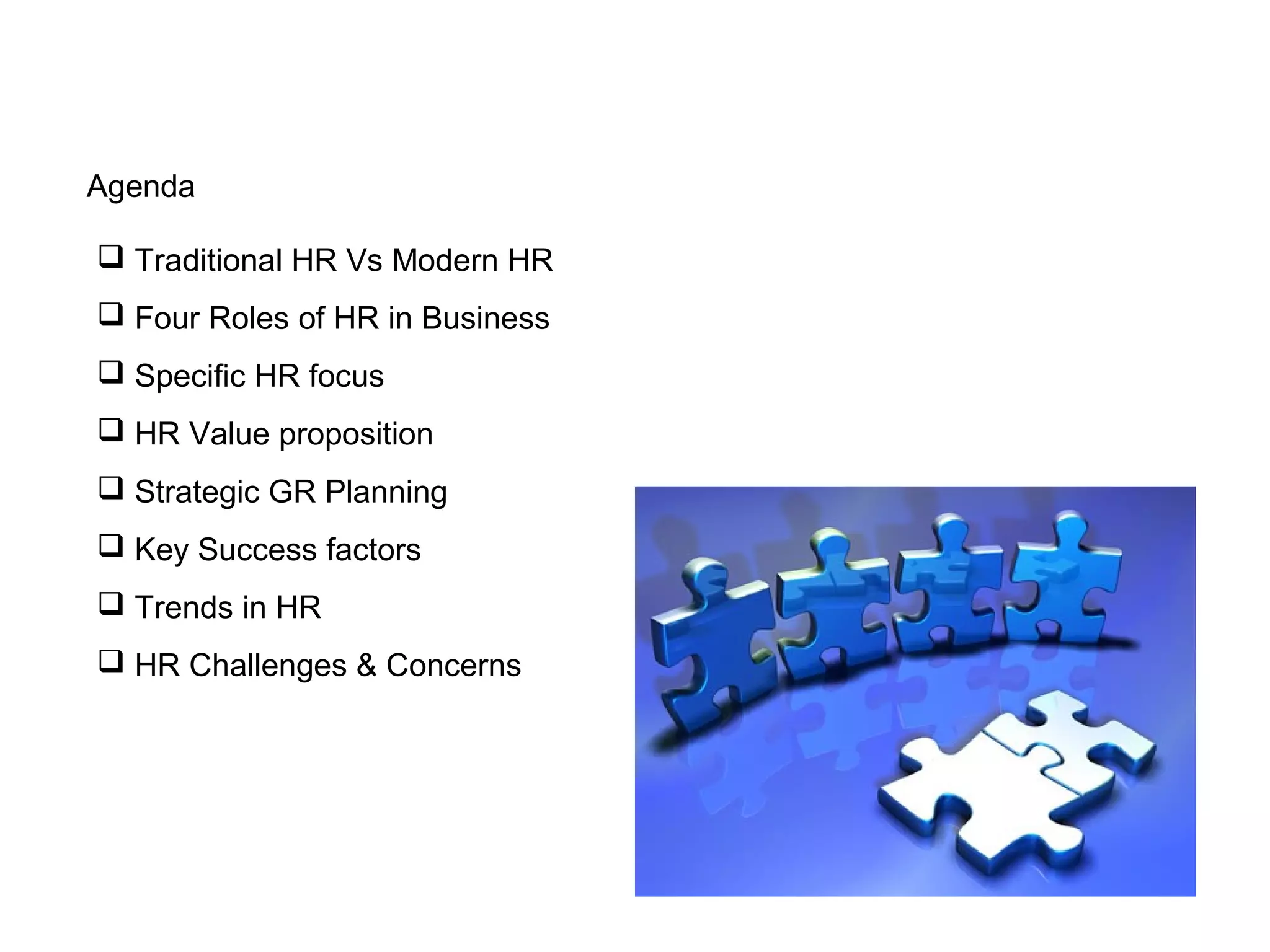 Hr role in business | PPT