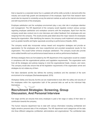 What is Human Resource Management (HRM)? Brief Introduction! | PDF ...