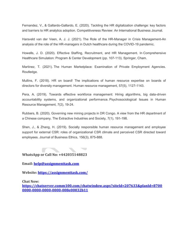 What is Human Resource Management (HRM)? Brief Introduction! | PDF ...