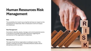 HR Roles in Developing Governance, Risk Management | PPT