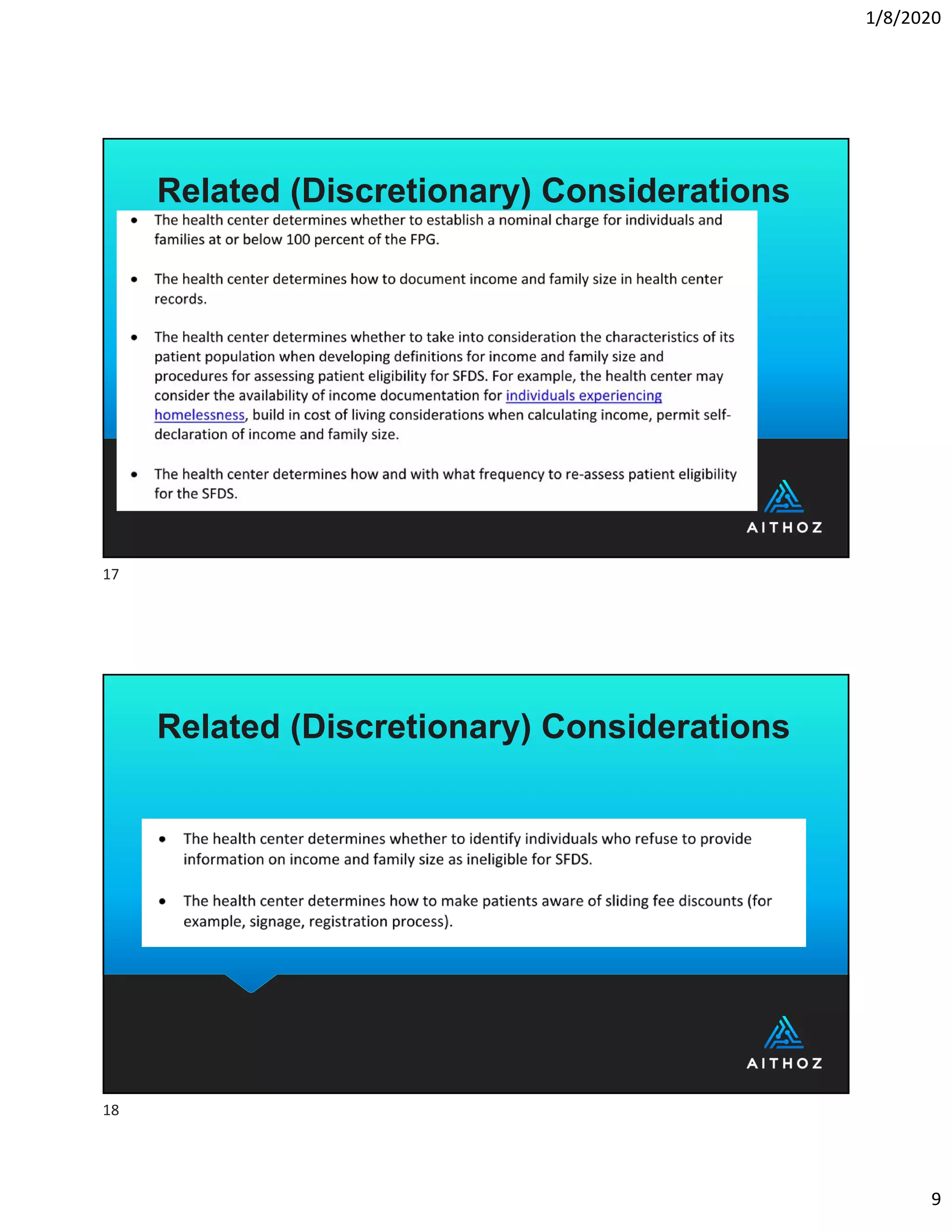 HRSA requirements for a compliant sliding fee scale | PDF