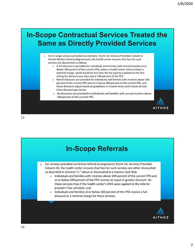 HRSA requirements for a compliant sliding fee scale | PDF | Business ...