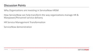 ServiceNow Webinar 10/12: Facilitate Modern HR Services for the Federal ...