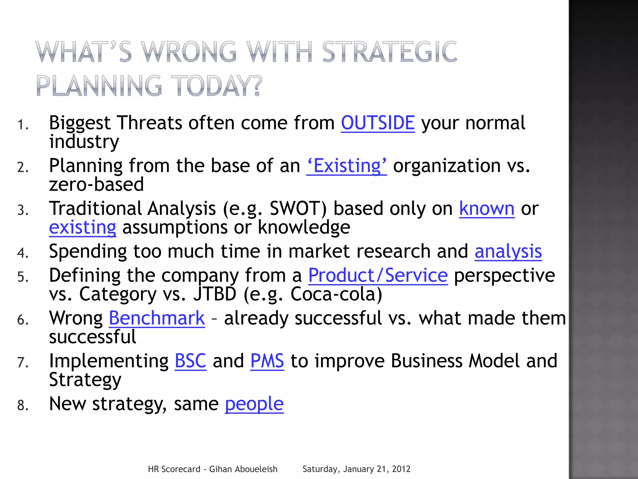Hr Balanced scorecard | PPTX