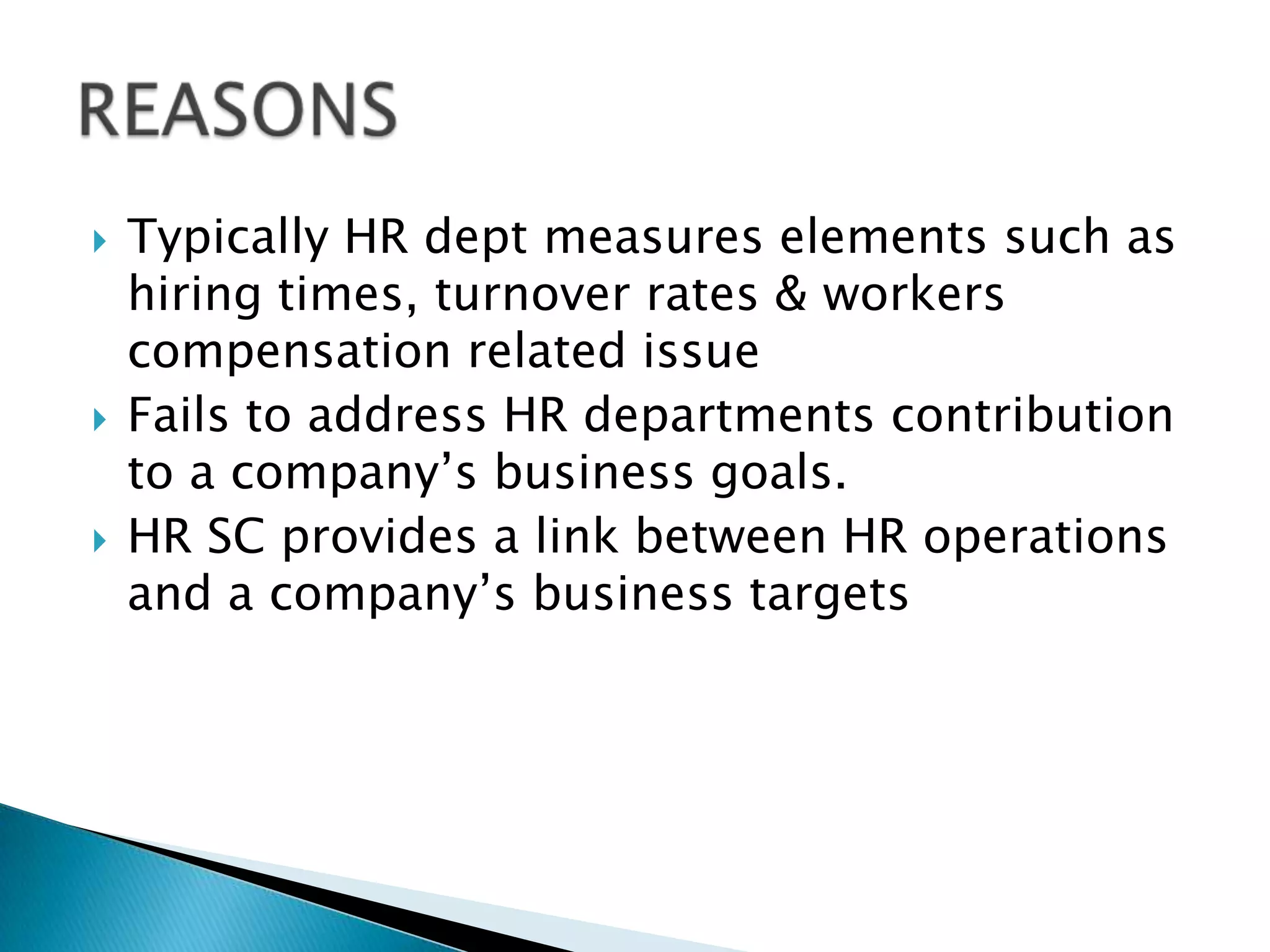Hr scorecard | PPTX