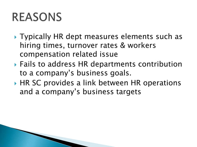 Hr scorecard | PPT