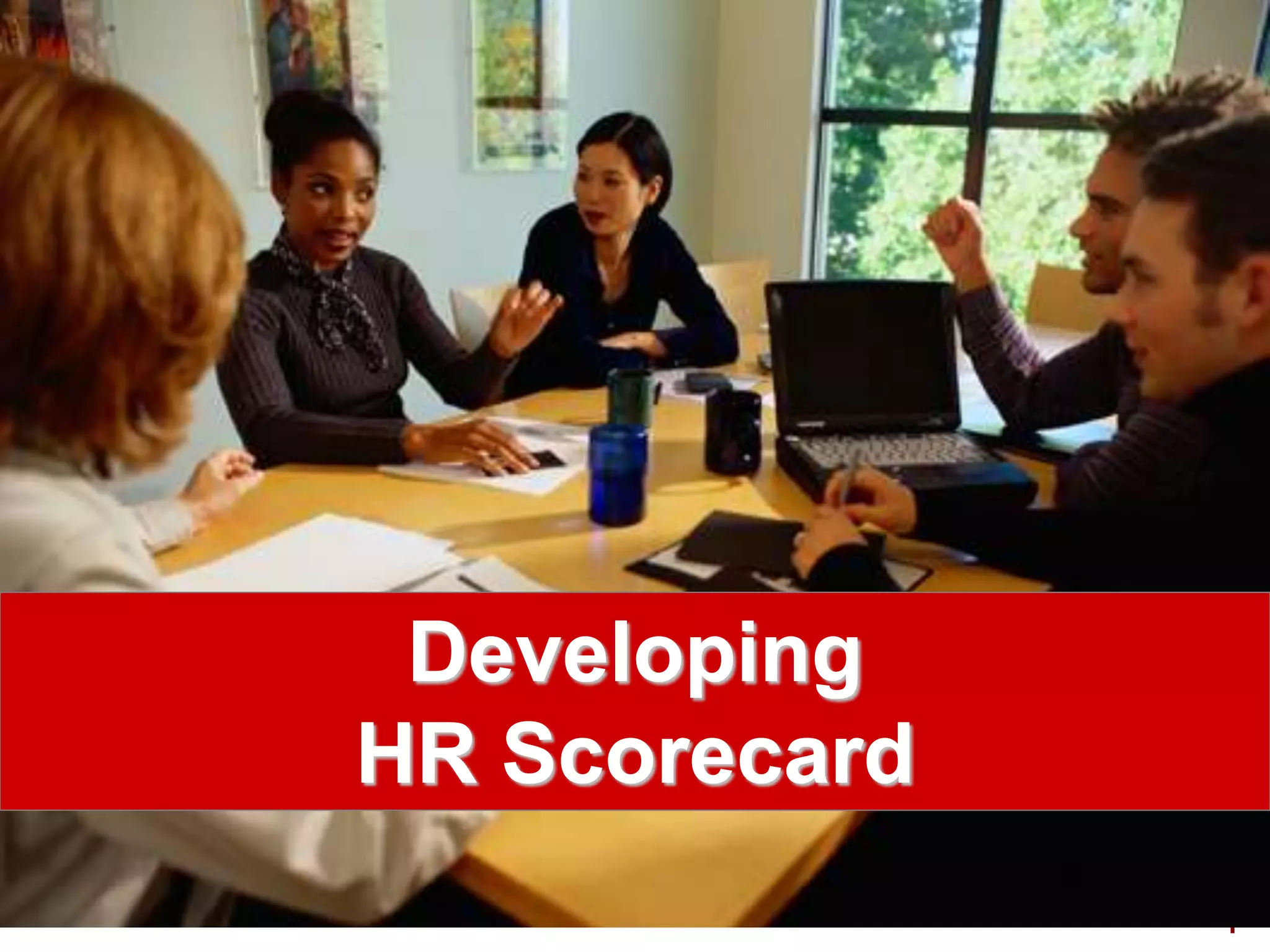 HR SCORECARD Human Resource Scorecard PPT Slides | PPTX