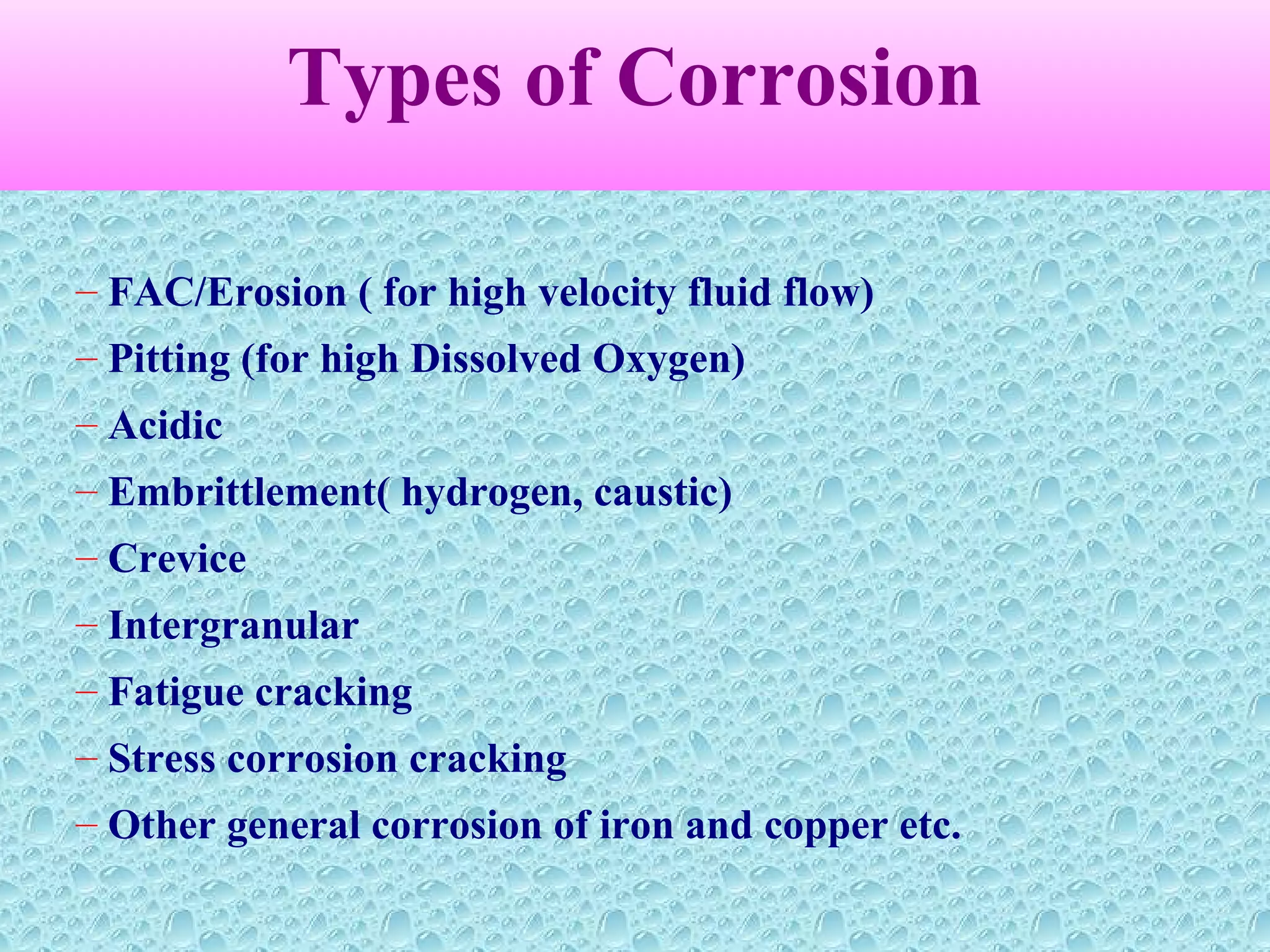 HRSG water chemistry & corrosion control | PPT