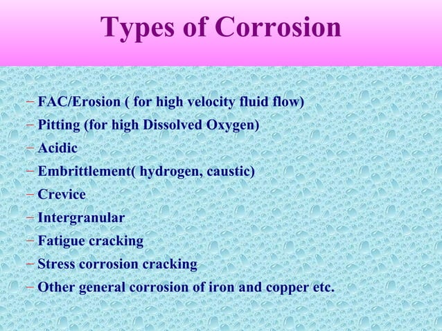 HRSG water chemistry & corrosion control | PPT | Home Appliances | Home ...
