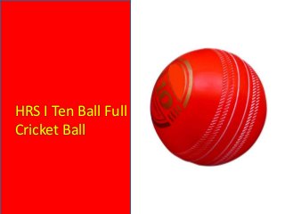 Hrs i ten ball full cricket ball - sabkifitness.com