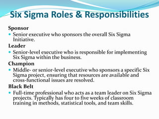 HR six sigma process | PPTX